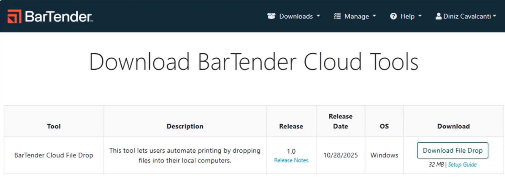 How to Integrate BarTender File Drop With BarTender Cloud – Seagull ...